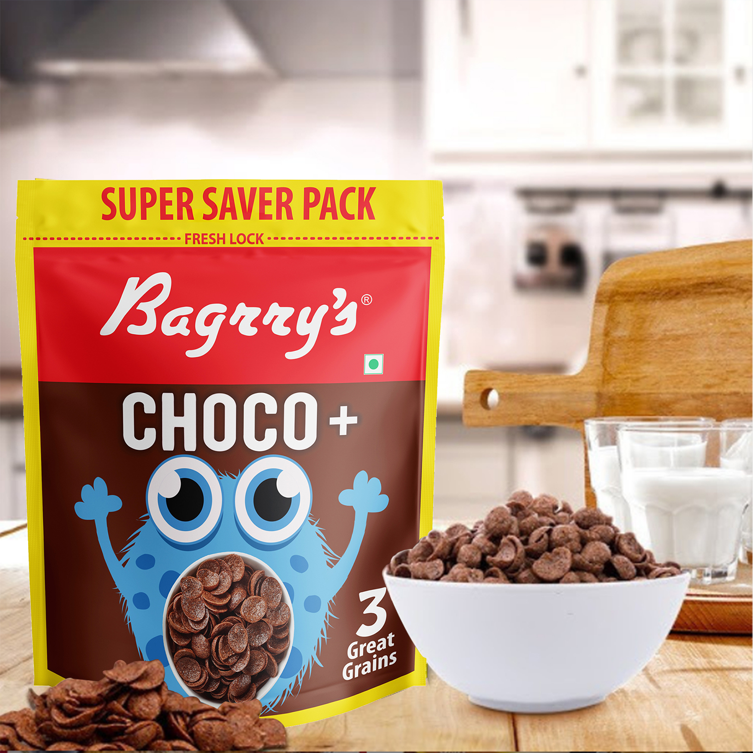 BAGRRYS CHOCO + POUCH (1200g) | Daraz.com.np