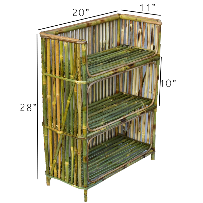 Bamboo Shoe Rack (3 step) | Daraz.com.np