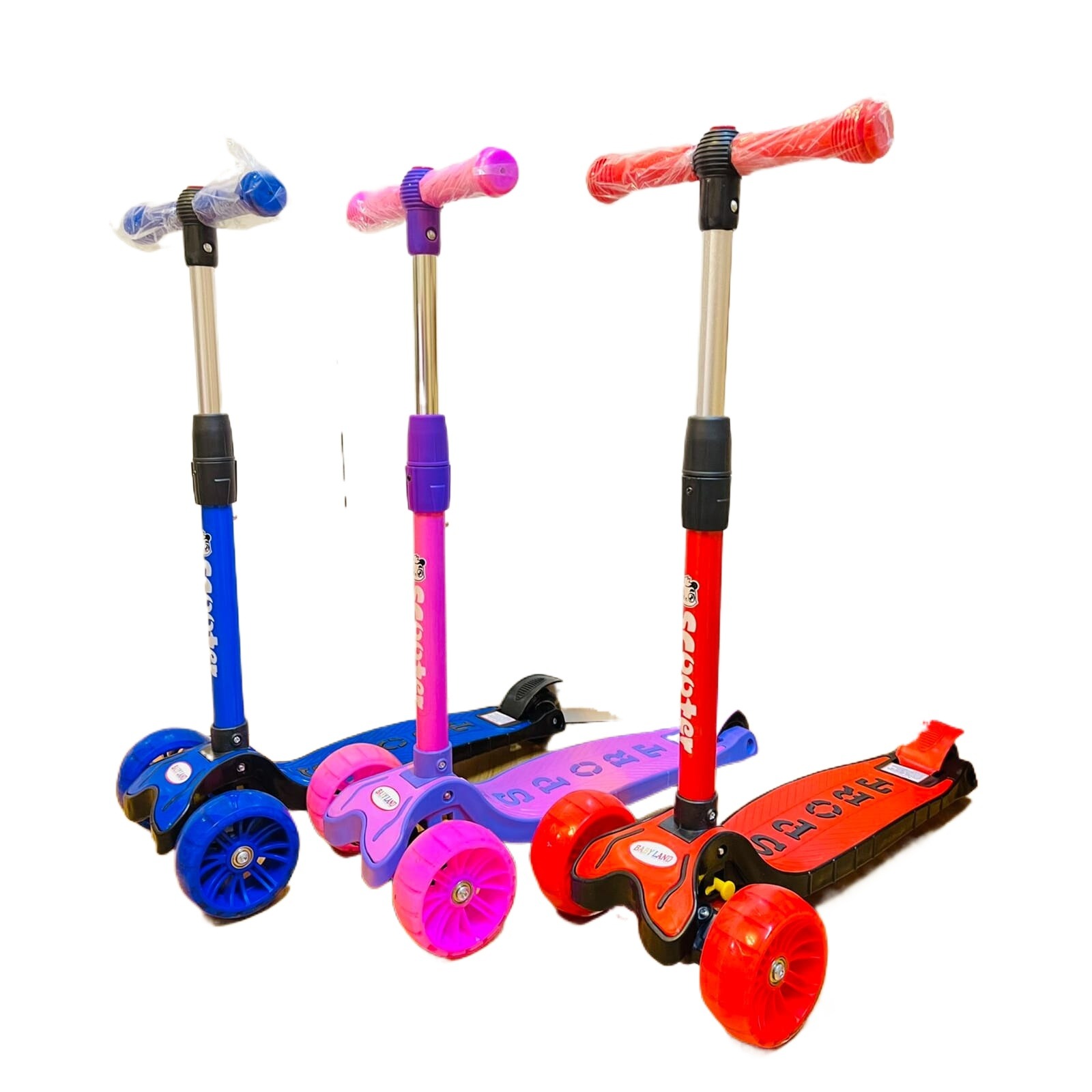 HT-Kids 3 Wheeler Kick Push Scooter For 3 - 14 Years | Daraz.com.np