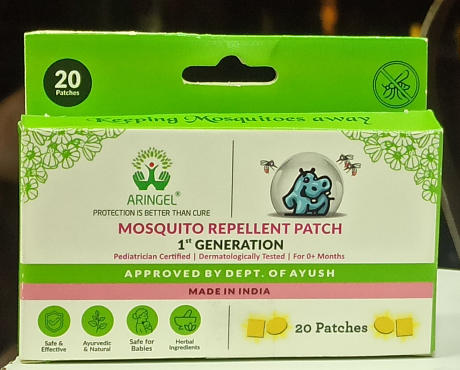 Aringel Mosquito Repellent Patch -20 Patches | Daraz.com.np
