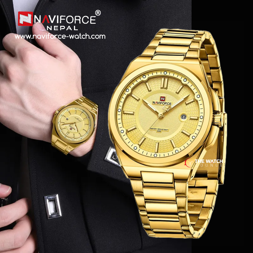 NaviForce NF9212 Business Minimalist Style Date Display Watch For Men ...