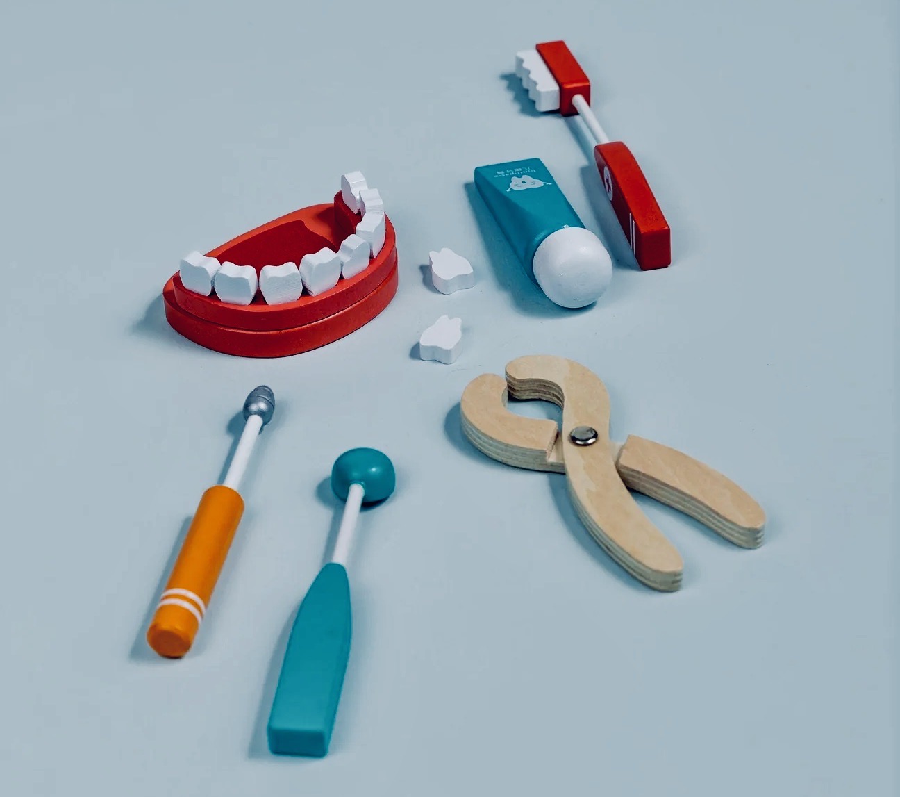 Wooden Dental Kit Pretend Play toys | Daraz.com.np