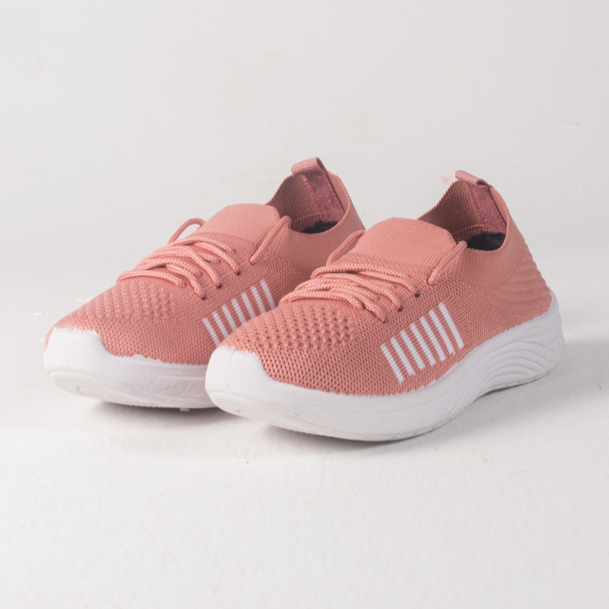 Peach Color Flynite Ladies Shoes White Soul With Lace for Women | Daraz ...