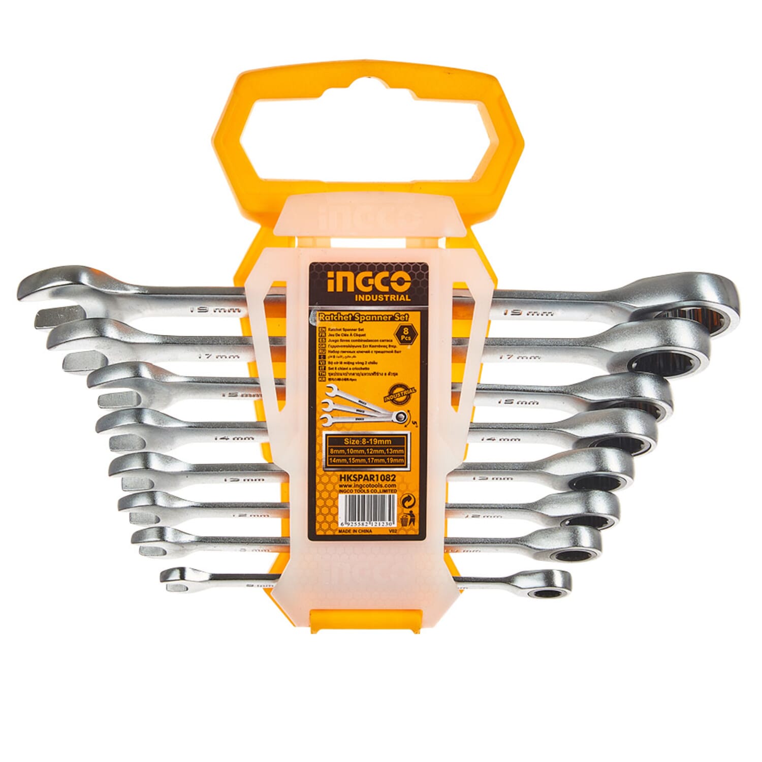Ingco Ratchet Spanner Set Of 8 Piece Hkspar1082 | Daraz.com.np