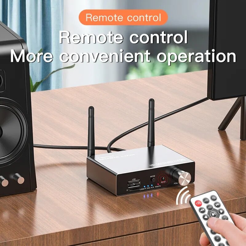 Fiber optic coaxial Bluetooth 5.3 receiver transmitter audio digital to ...