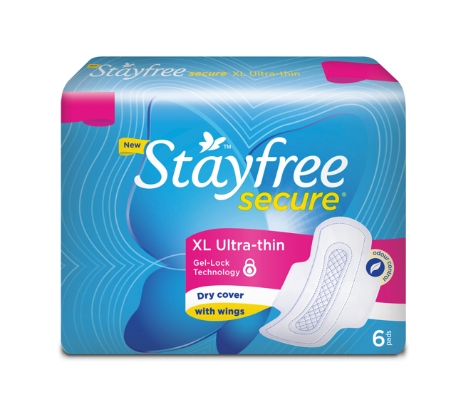 STAYFREE SECURE XL ULTRA THIN 6S (NEW) Sanitary Pad | Daraz.com.np
