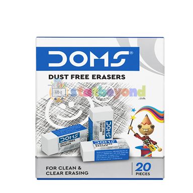 Doms Non-Dust Eraser (Pack of 20) | Daraz.com.np