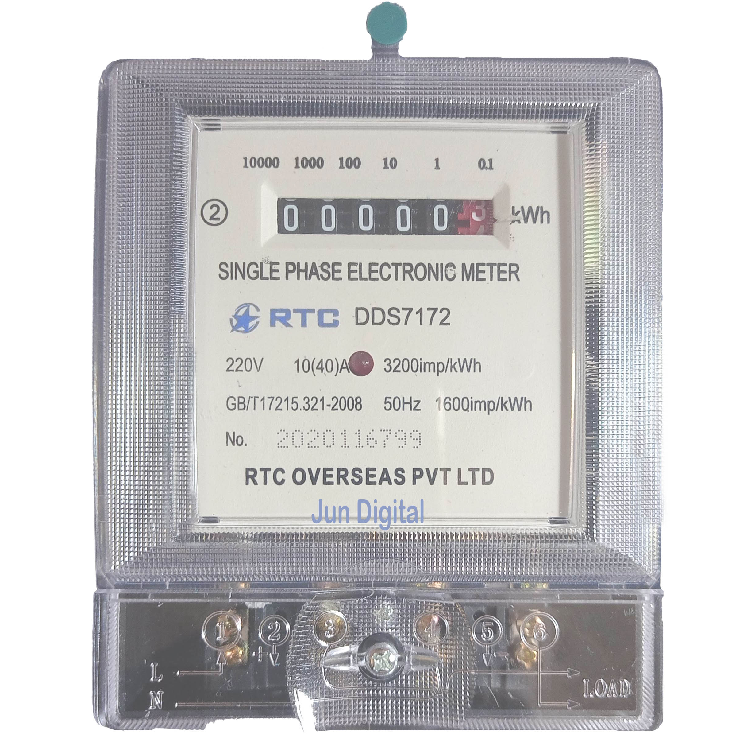 RTC Electronic Meter AC Single Phase 240 V Submeter | Daraz.com.np