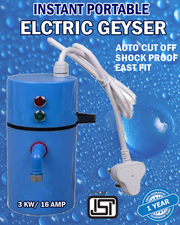 Portable Instant Electric Geyser 3000 Wt. | Daraz.com.np