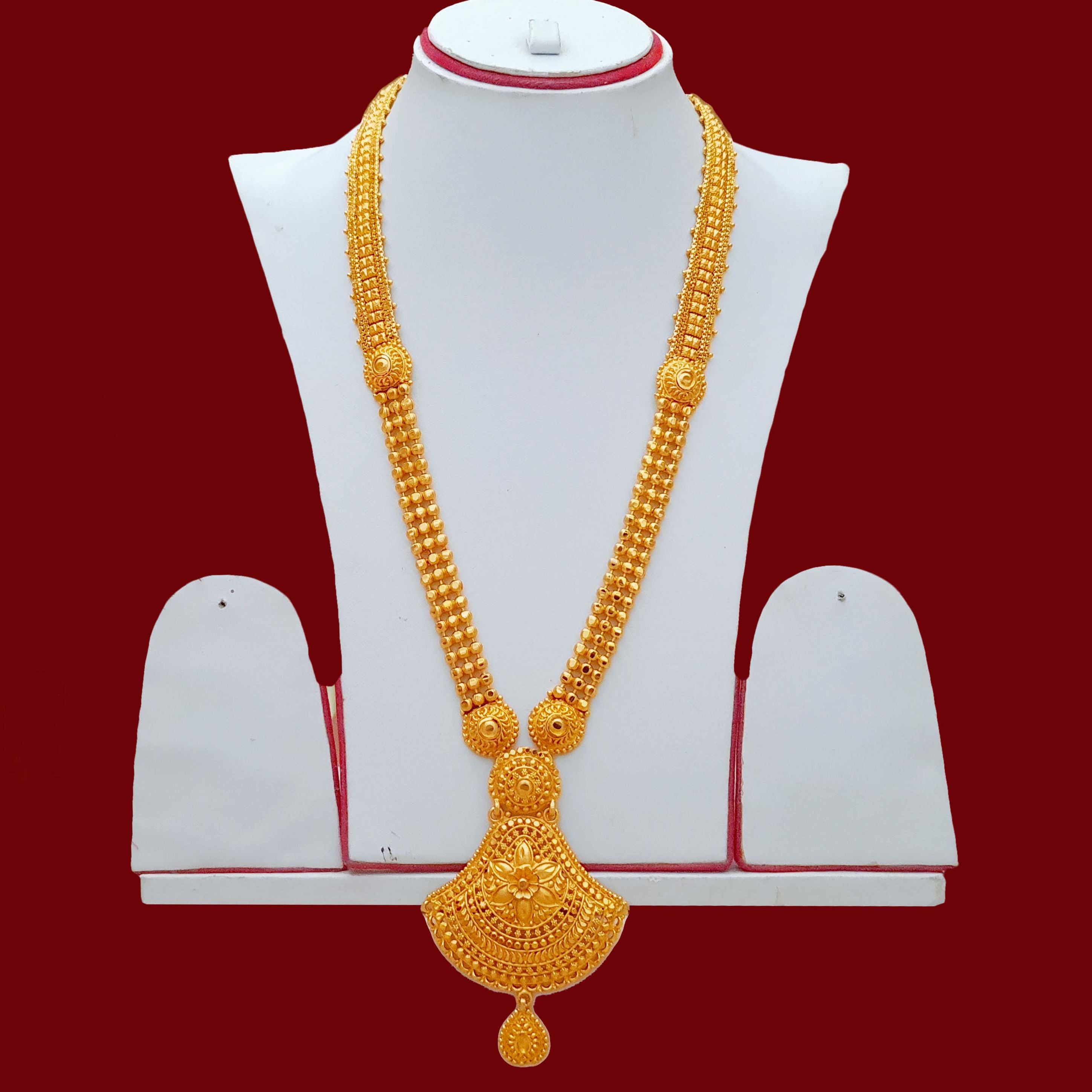 Micro Gold Plated Long Rani Haar Heavy Design For Women | Daraz.com.np