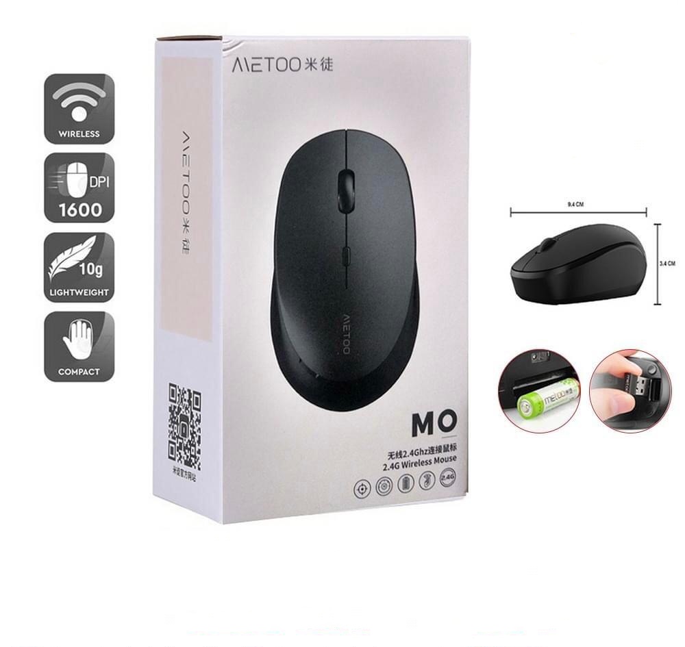 Wireless Mouse METOO MO 2.4GHz Silent click Wireless Mouse 1600 DPI ...