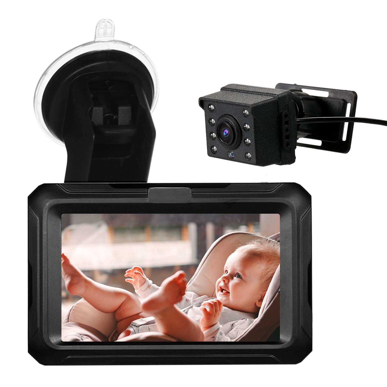 Baby troller mirror 1080P monitor night vision wide | Daraz.com.np