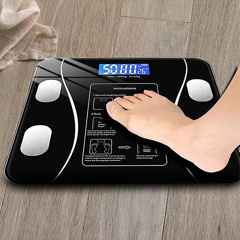 Bluetooth Weighing Scale Human Body Weight Machine Digital (Tempered ...