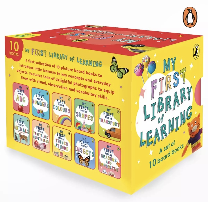 My First Library of Learning 10 Board Book For Kids, Age: 0 to 3 ...