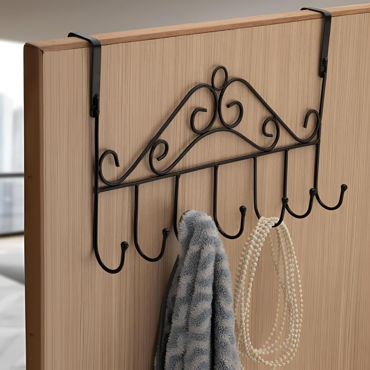 Creative Iron Door Hanging Hook Wall Clothes Hanger Rack | Daraz.com.np