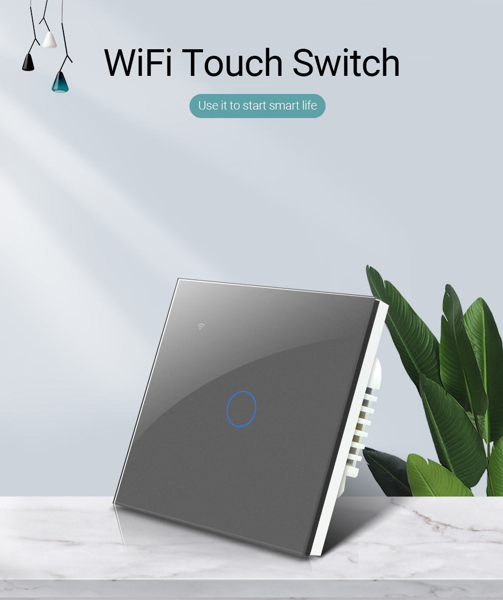 1 Gang Smart Home wifi Touch Switch 220V AC | Daraz.com.np