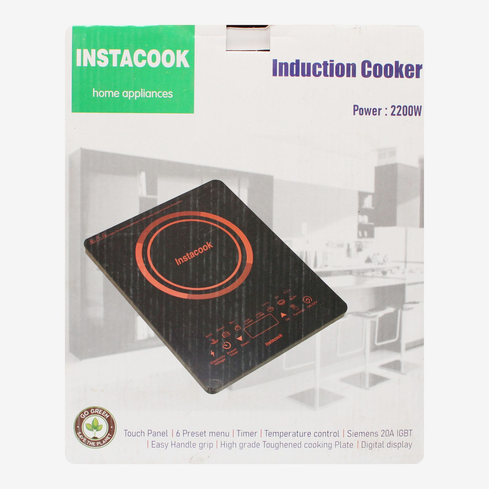 Black Color Induction Cooker-2200W | Daraz.com.np