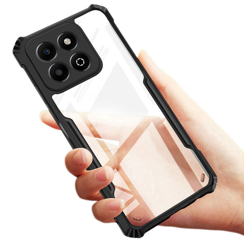 Vantime for HONOR X6b 4G Case Air Cushion Hard Crystal Clear Back ...