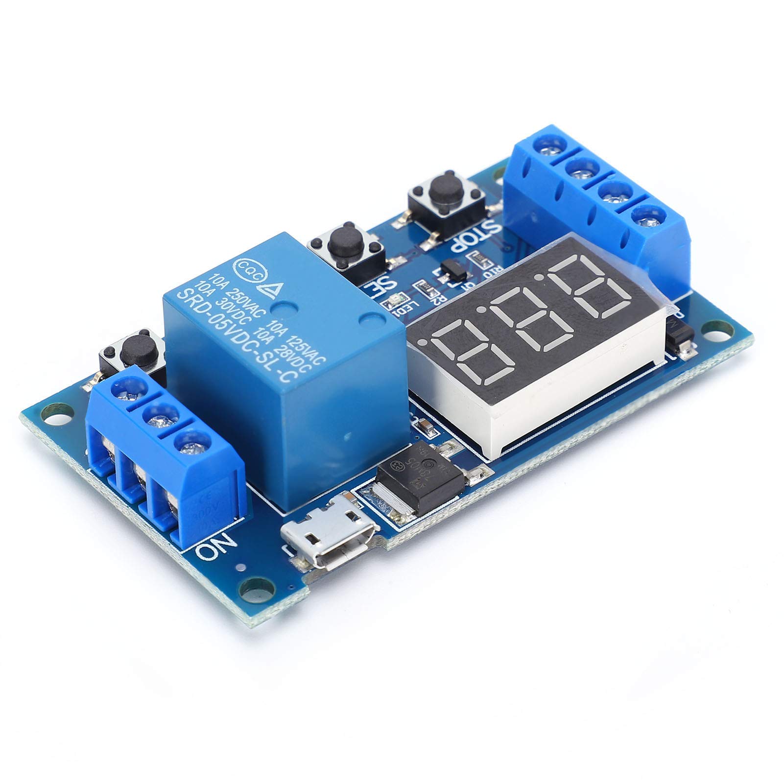 Pump Delay Timer Board DC 12V Control Timer Switch Trigger With Reset ...