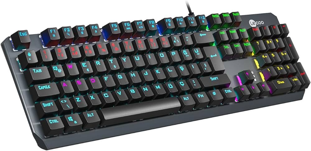 Lenovo Lecoo GK301 rgb mechanical keyboard | Daraz.com.np