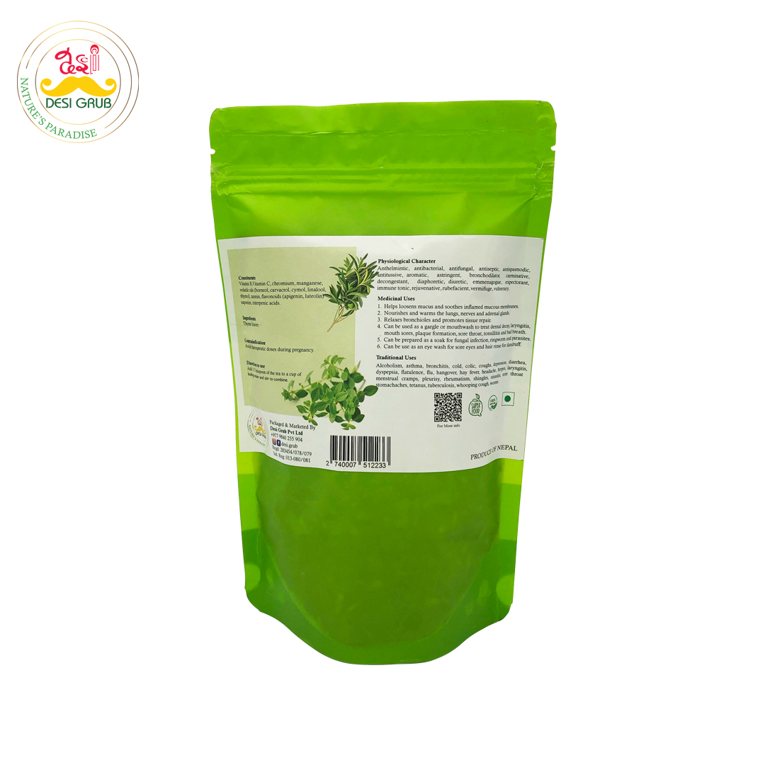 Desi Grub Premium Wild Thyme Tea 50 Gms: Himalayan Herbal Infusion ...