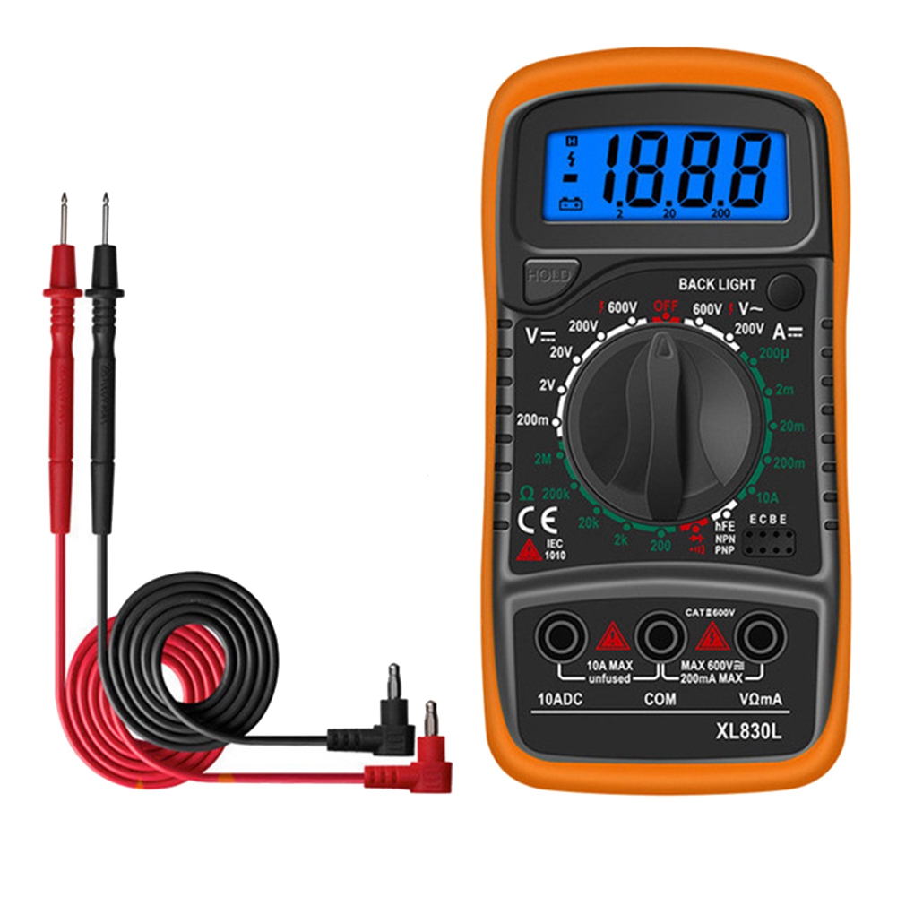 XL830L Digital Multimeter Digital Ammeter AC DC 600V Tester | Daraz.com.np