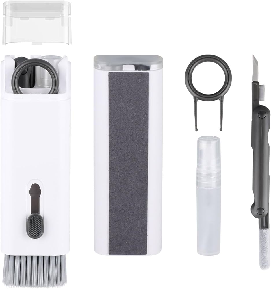 7 in 1 Cleaner Kit, Multi-Function Earbud Cleaning Pen, Soft Brush ...