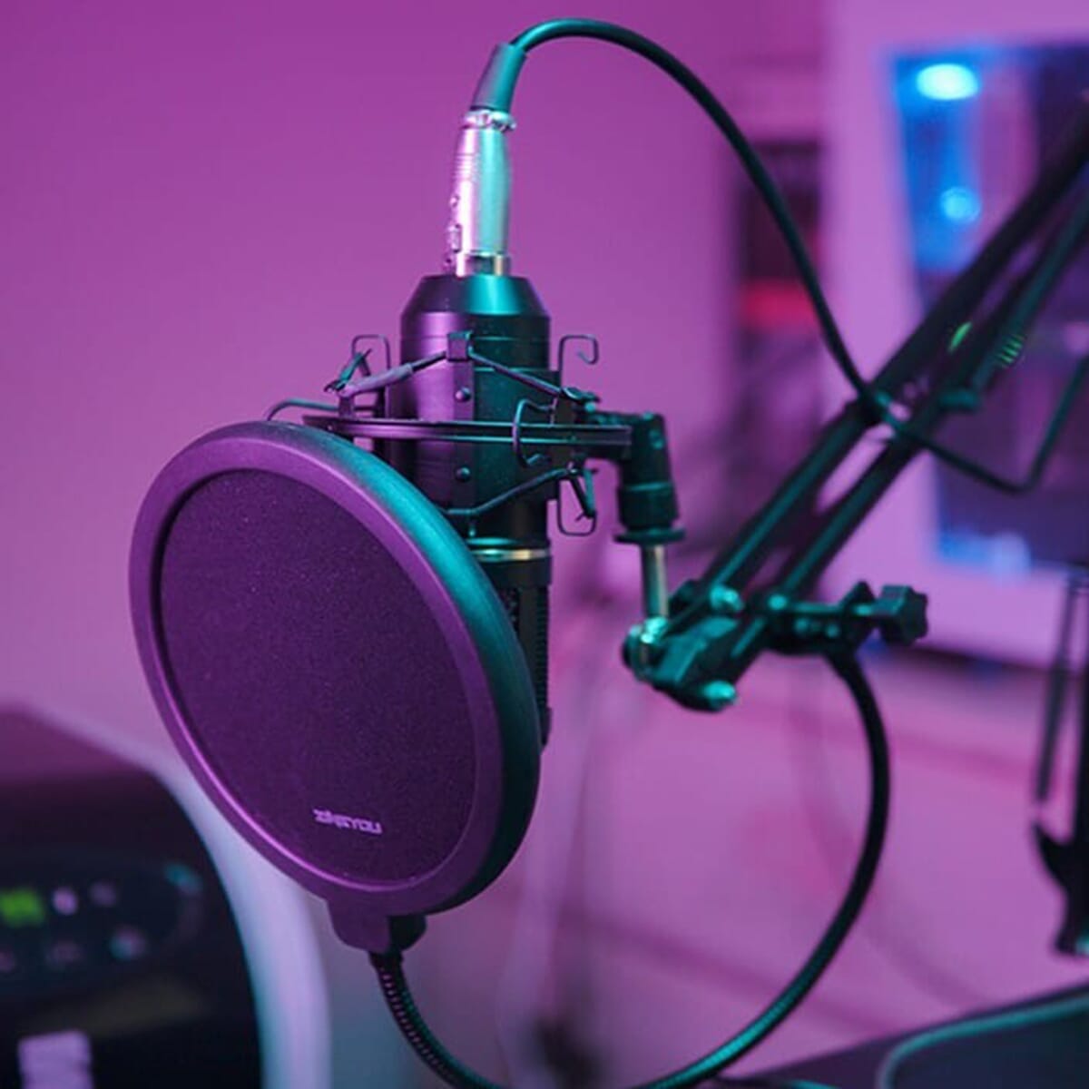 Bm-800 Mic Set With Adjustable Mic Suspension Scissor Arm, Metal Shock ...