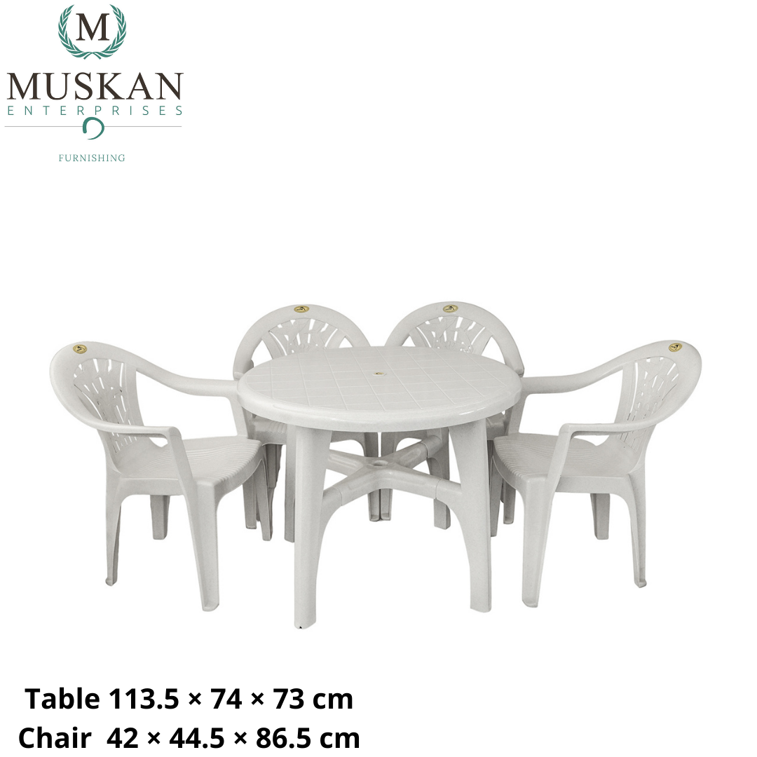 Royal Dolphin Dining Table and 4 pc Chair Set | Daraz.com.np