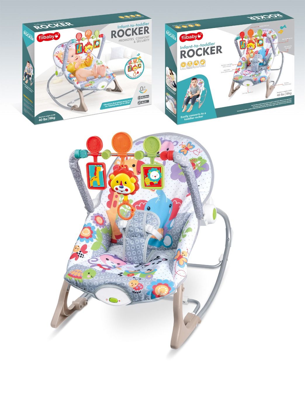 Electric Vibrating Rocker Chair With 18 KG Capacity | Daraz.com.np