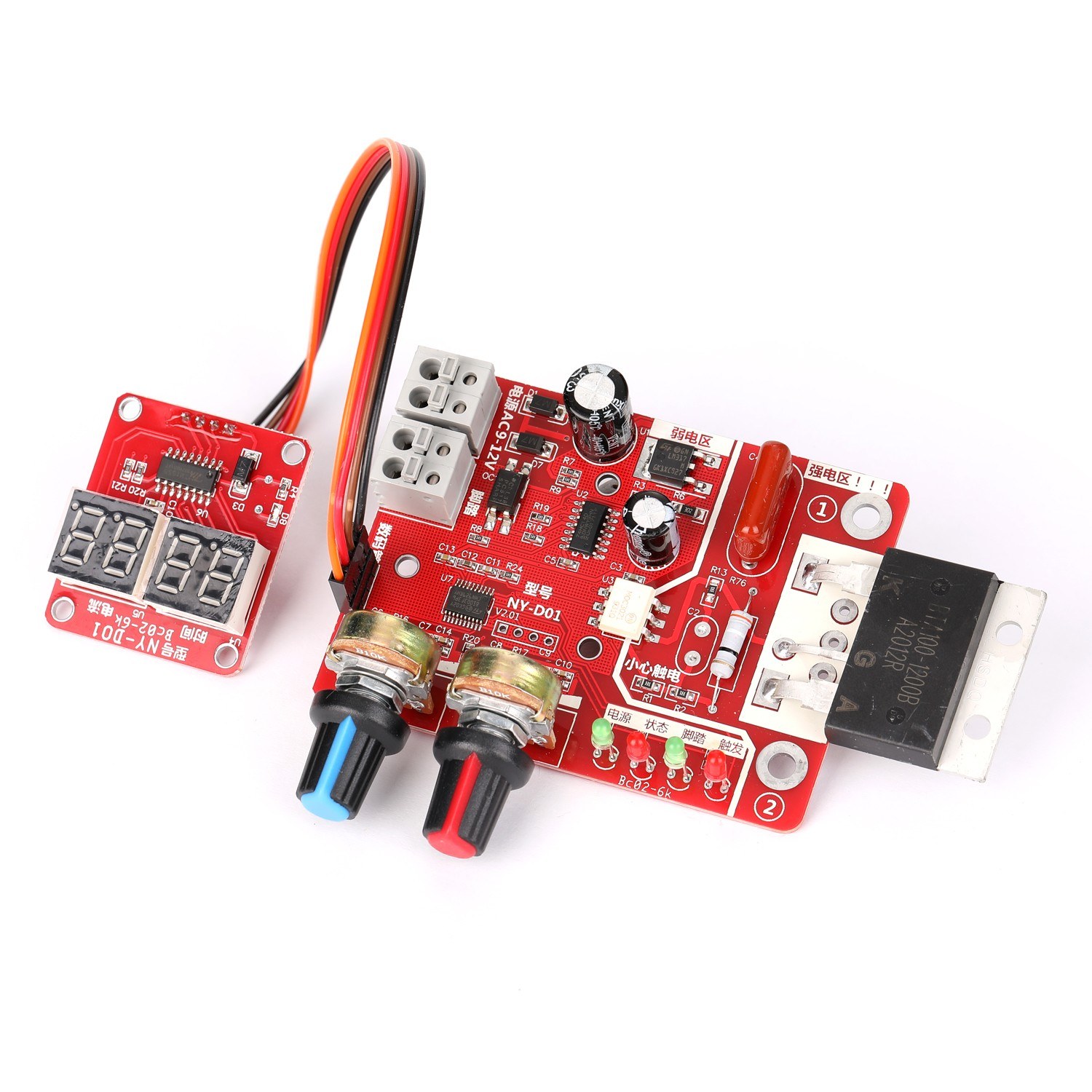 Spot Welding Machine DIY Controller Panel Time and Current Control ...