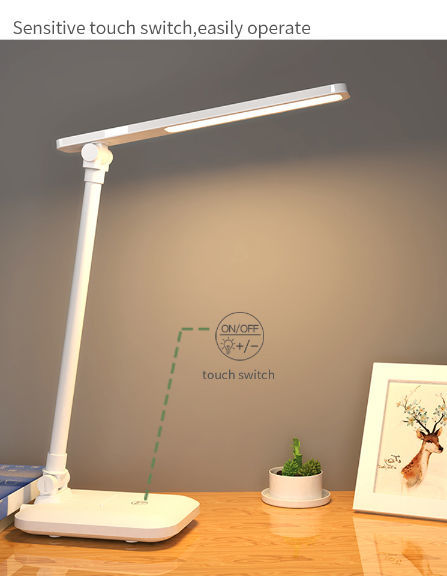 Collapsible Desk lamp Led Dimming For Office Table lamps Bedroom night ...