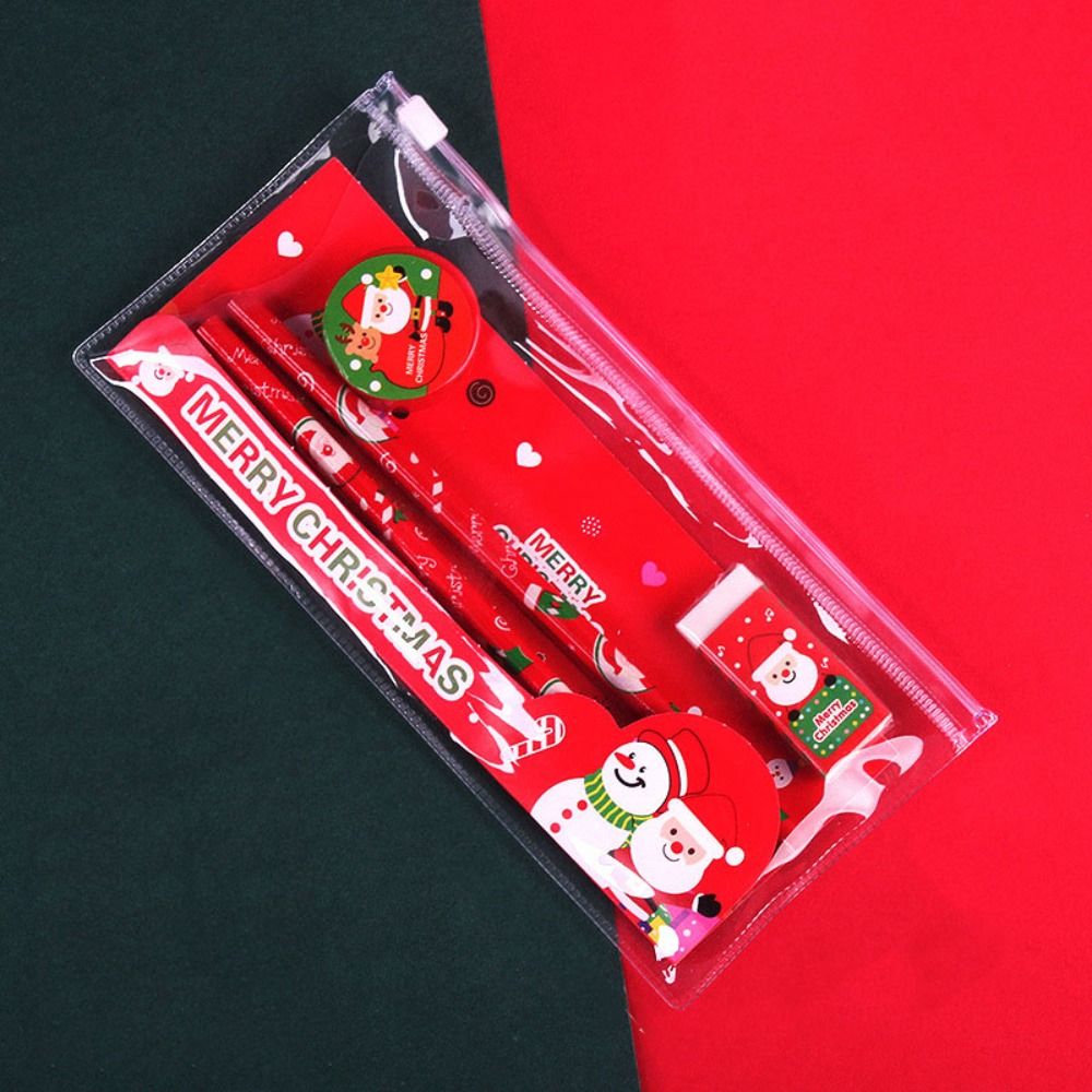 Small Gift Supplies Student Gift Box Christmas Stationery Set Ruler ...