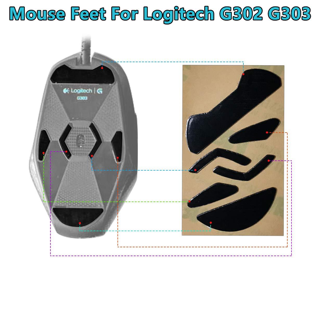 Mouse Skatez Mouse Feet For Logitech G302 G303 Gaming Mouse | Daraz.com.np