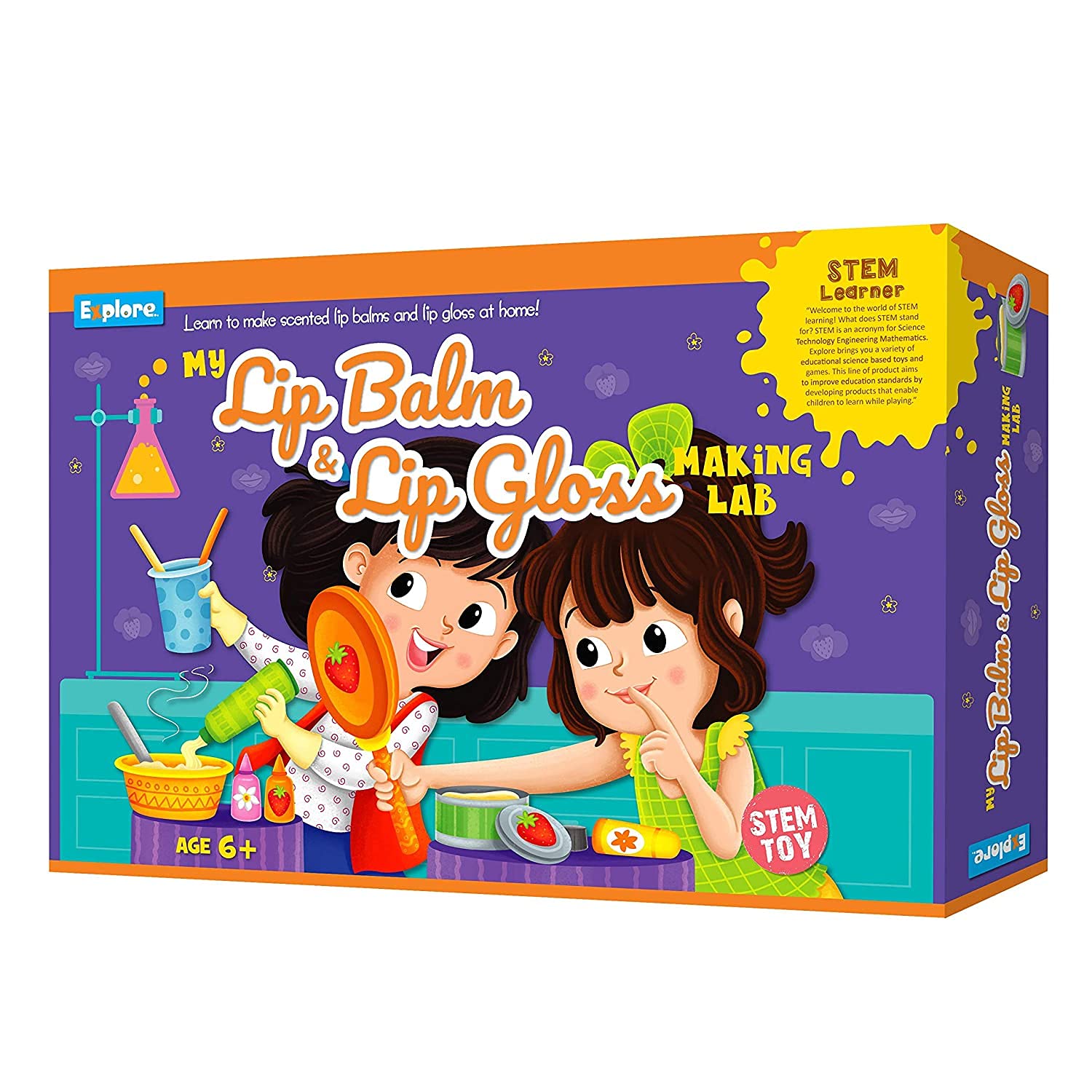 Explore.. DIY STEM Learner My Lip Balm & Lip Gloss Making Lab ...