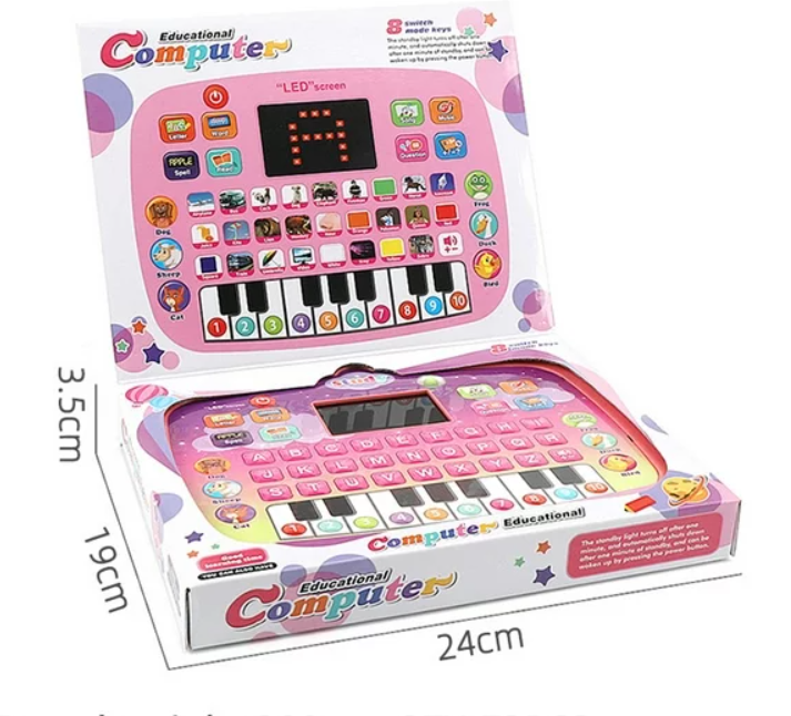 Laptop for Kids,Pretend Toy Laptop Computer | Learn Letters, Numbers ...