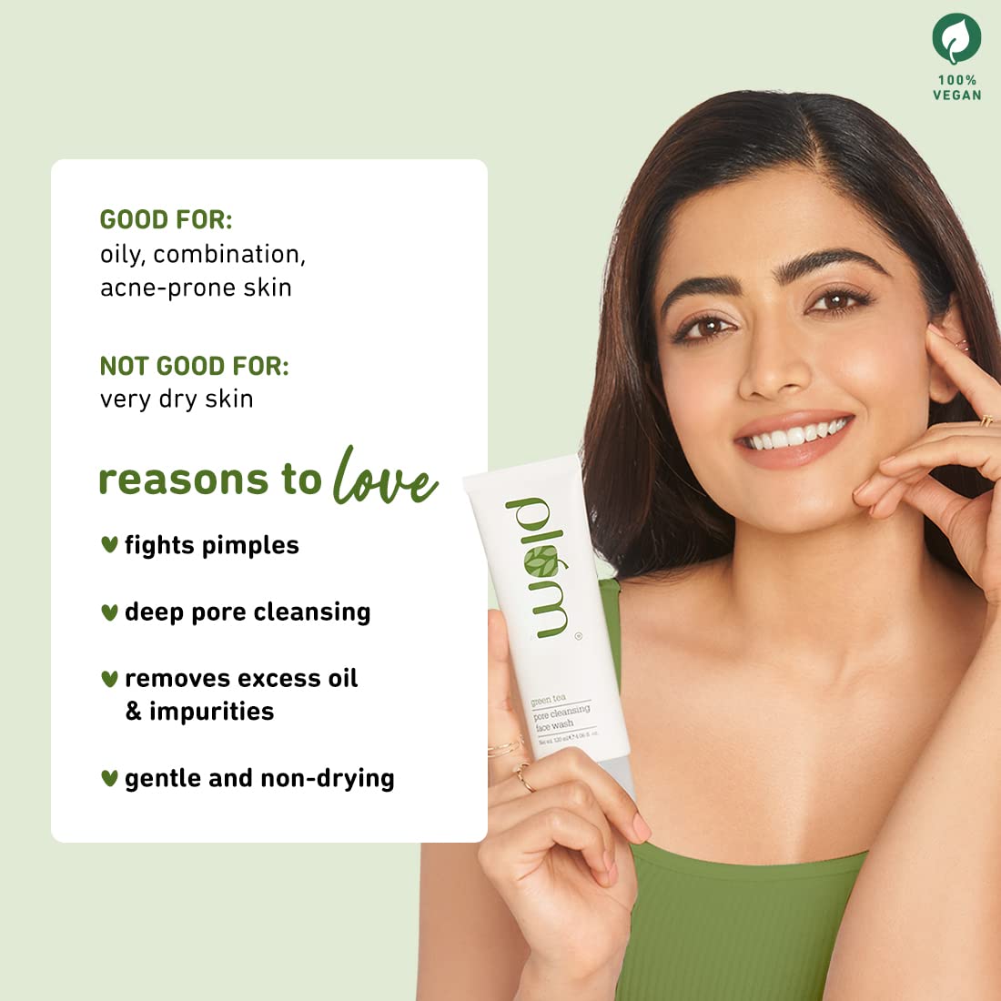 Plum Green Tea Pore Cleansing Face Wash Acne Face Wash Oily Skin 100ml Daraz .np