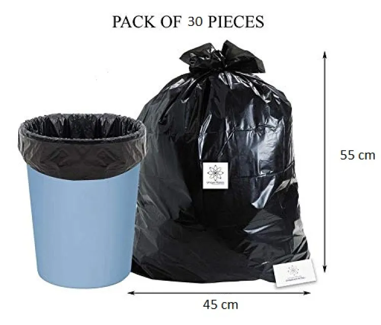 35x50 X-Strong Black Garbage Bag Trash Bag 100 Pcs HD Bio