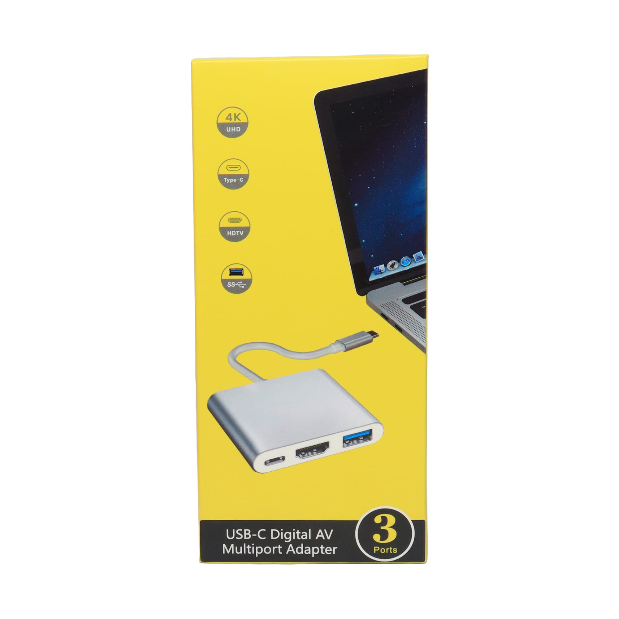 USB -C Digital AV Multiport Adapter 3 ports | Daraz.com.np