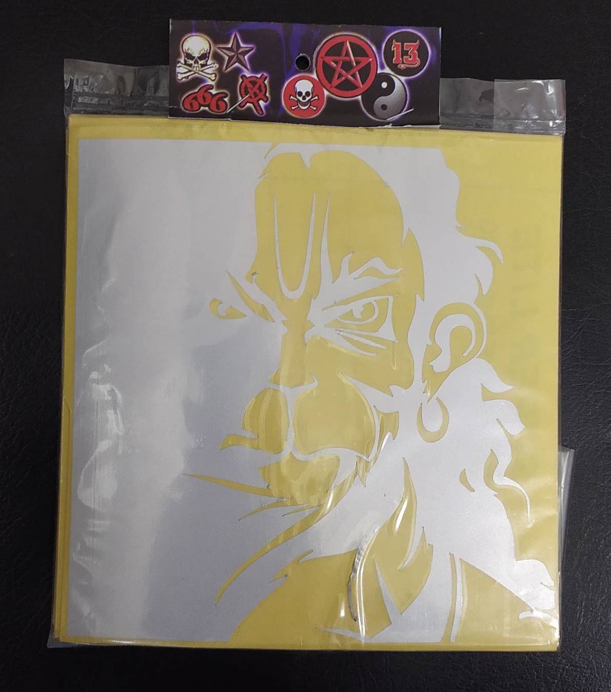 Large Size Lord Hanuman Sticker For Car, Office, Home And Wall ...