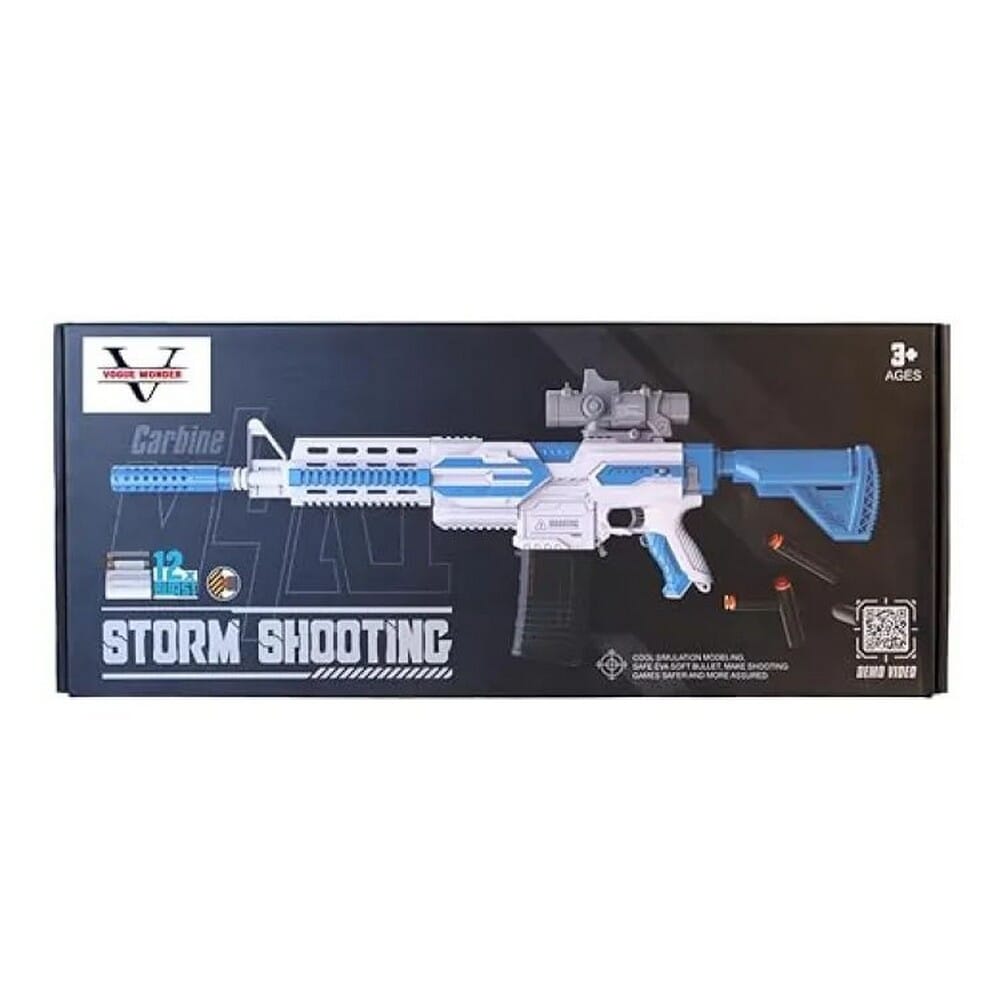 Ak47 Soft Bullets Blaster Scaled Toy Gun With USB Charging For Kids ...