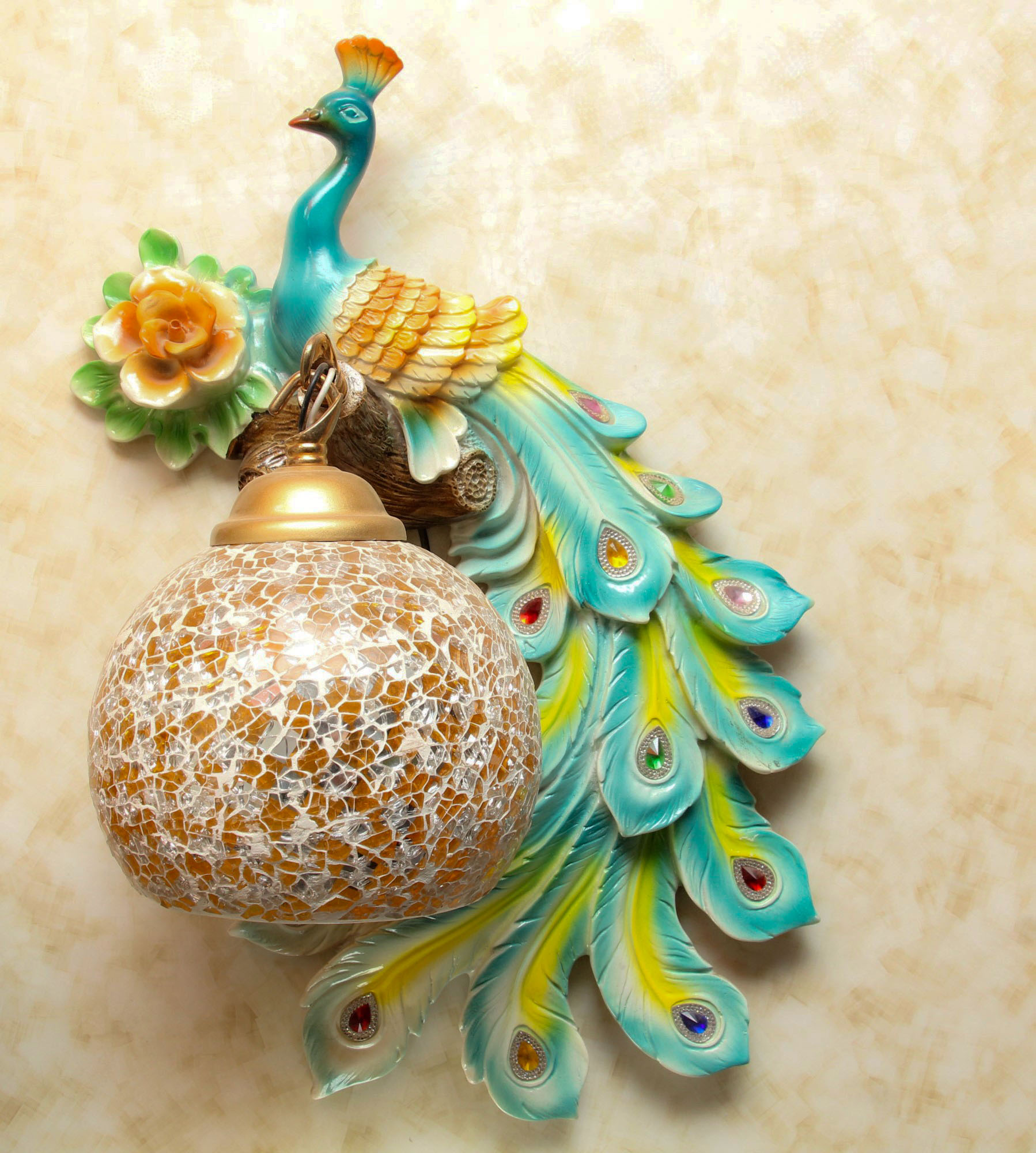 Peacock Wall Lamp | Daraz.com.np