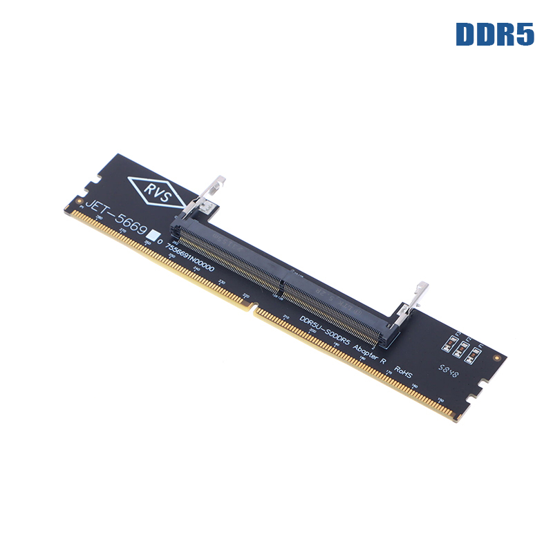 DDR3 DDR4 DDR5 Laptop SO-DIMM to Desktop Adapter Card Converter Memory RAM Connector Adapter ...