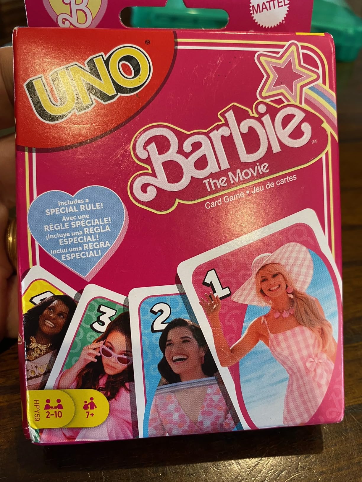 Mattel Games UNO Barbie The Movie Card Game, Inspired by the Movie for ...
