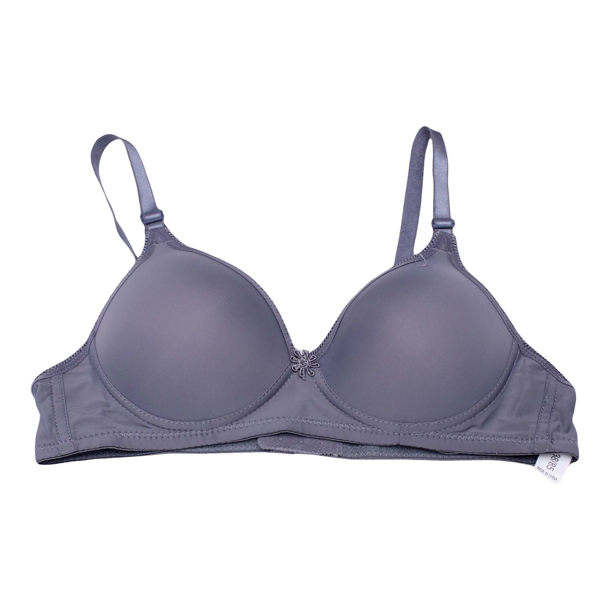 Plain Grey Color Bra For Women | Daraz.com.np