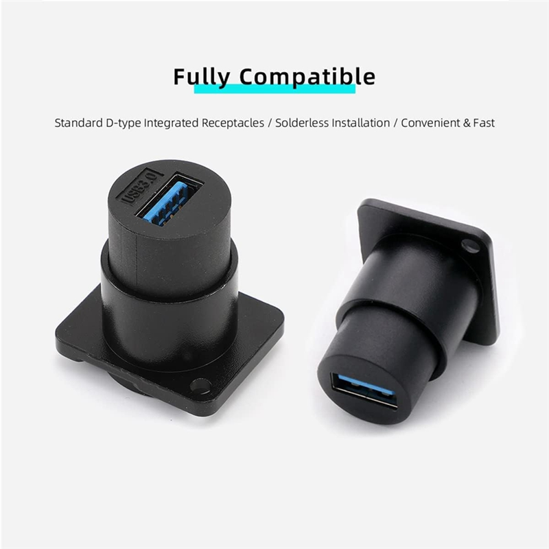 Metal USB3.0 Socket USB 3.0 Coupler Female to Female USB 3.0 Connector ...