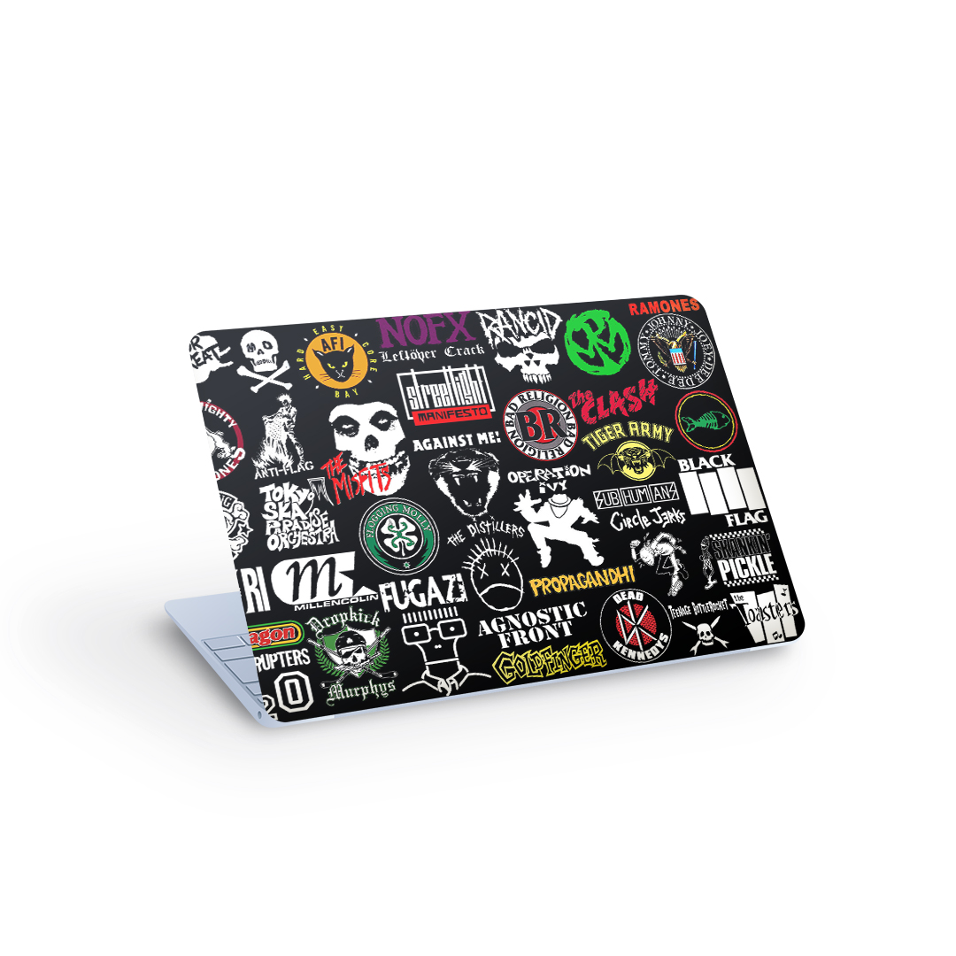 Laptop Back Sticker For Up to 15.6inch Laptop (Punk Rock Photo Bomb 2 ...