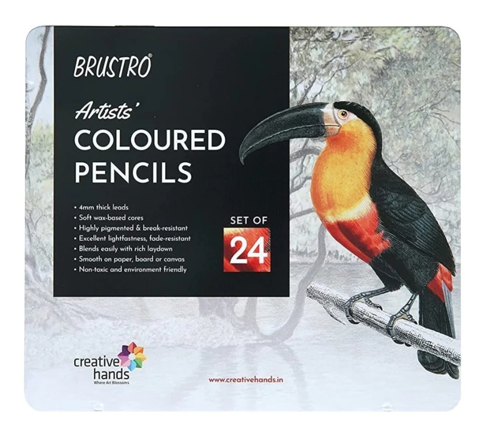 Brustro Artists Pencil Colour Set Of 24 | Daraz.com.np