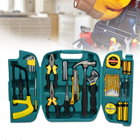 Hand Tools Box Set 27 In 1 | 27 In 1 Multipurpose Tool Set With ...