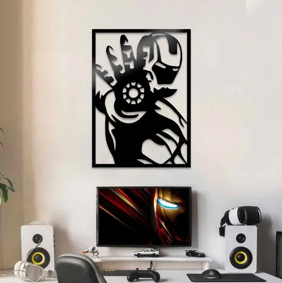 Marvel Superhero Avengers Collections Wooden Wall Decor Frames 6 pc ...